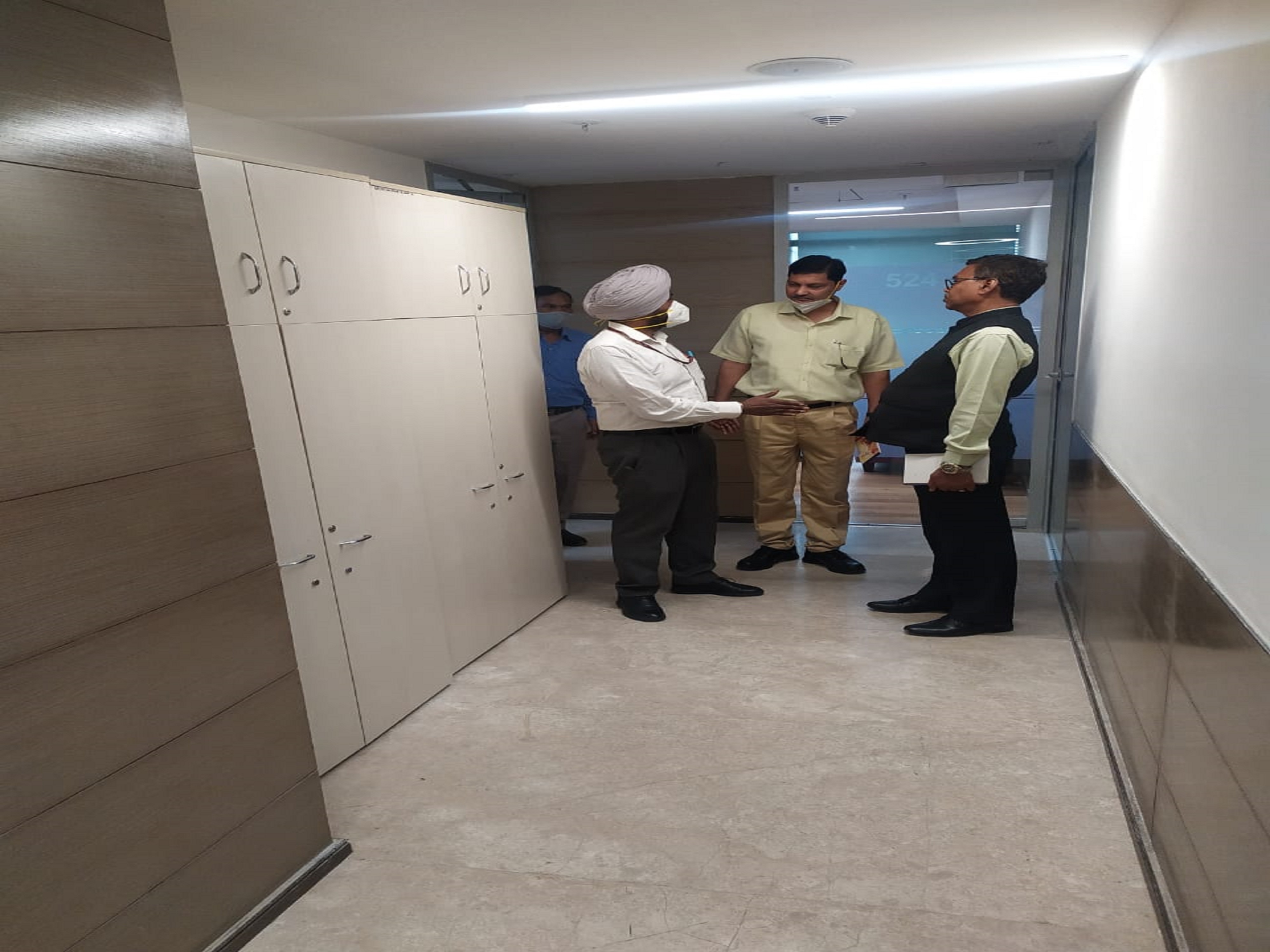 Inspection of Rooms and Common Area of DSIR by the Joint Secretary ...