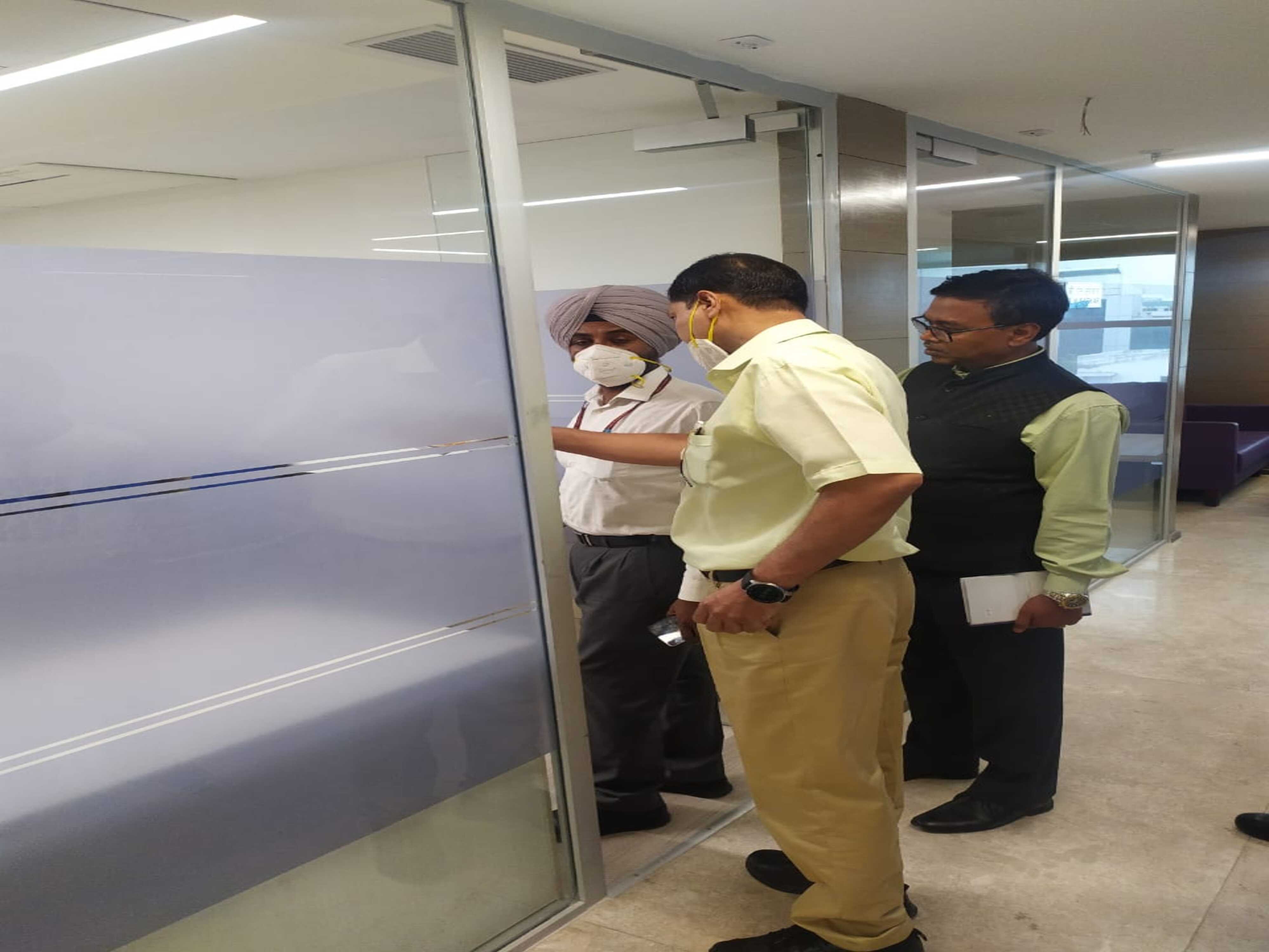 Inspection of Rooms and Common Area of DSIR by the Joint Secretary ...